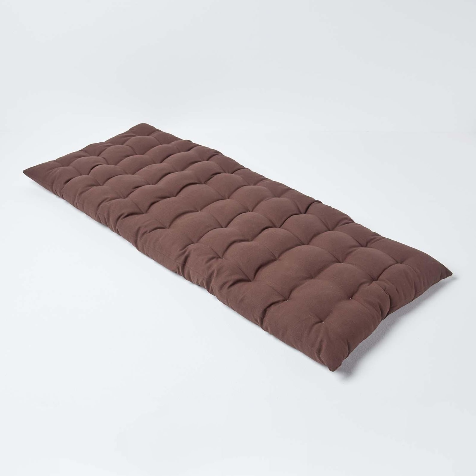 Luxury Modern Tufted Garden Bench Cushion 100% Cotton Handmade 2 - 3 ...