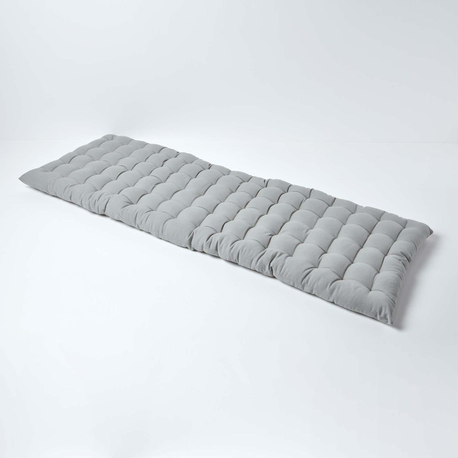 Luxury Modern Tufted Garden Bench Cushion 100% Cotton Handmade 2 - 3 ...