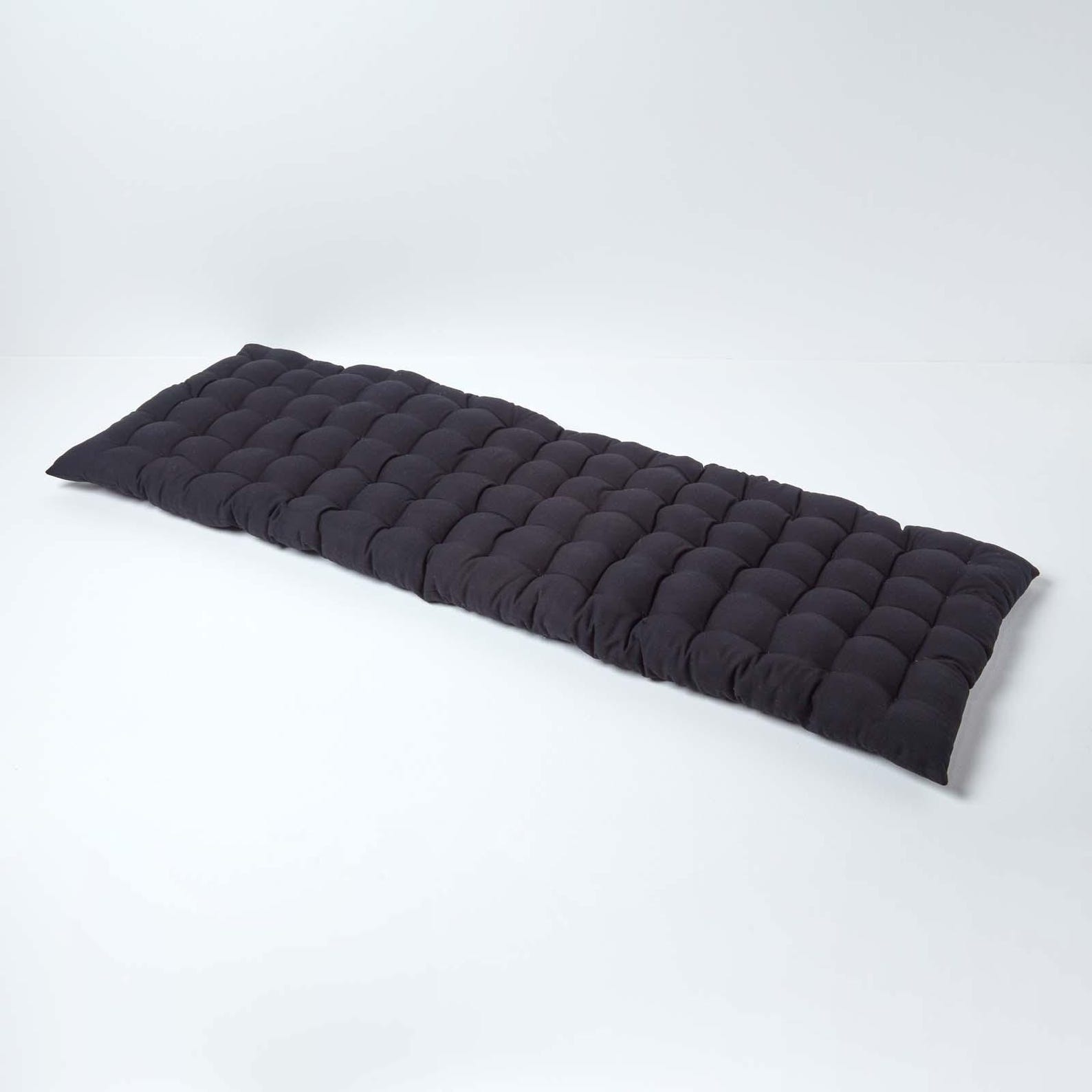 Luxury Modern Tufted Garden Bench Cushion 100% Cotton Handmade 2 - 3 ...