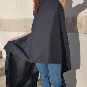 Open Back Sexy Cold Shoulder Top, Cross Back Asymmetric Tunic, 2X 3X 4X ...