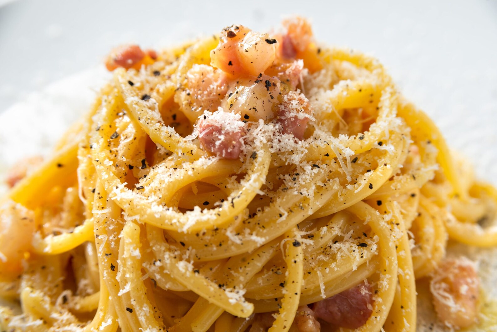 Pasta Carbonara Recipe Download Printable, Recipe Italian Pasta Digital ...