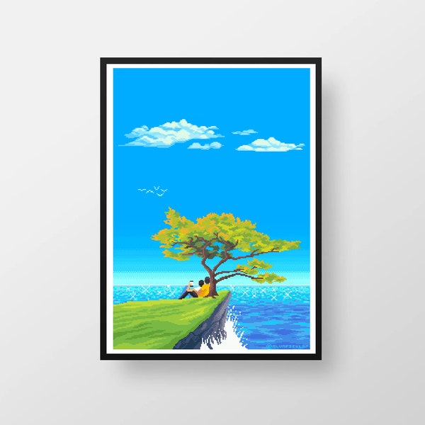 Pixel Art Print - Etsy