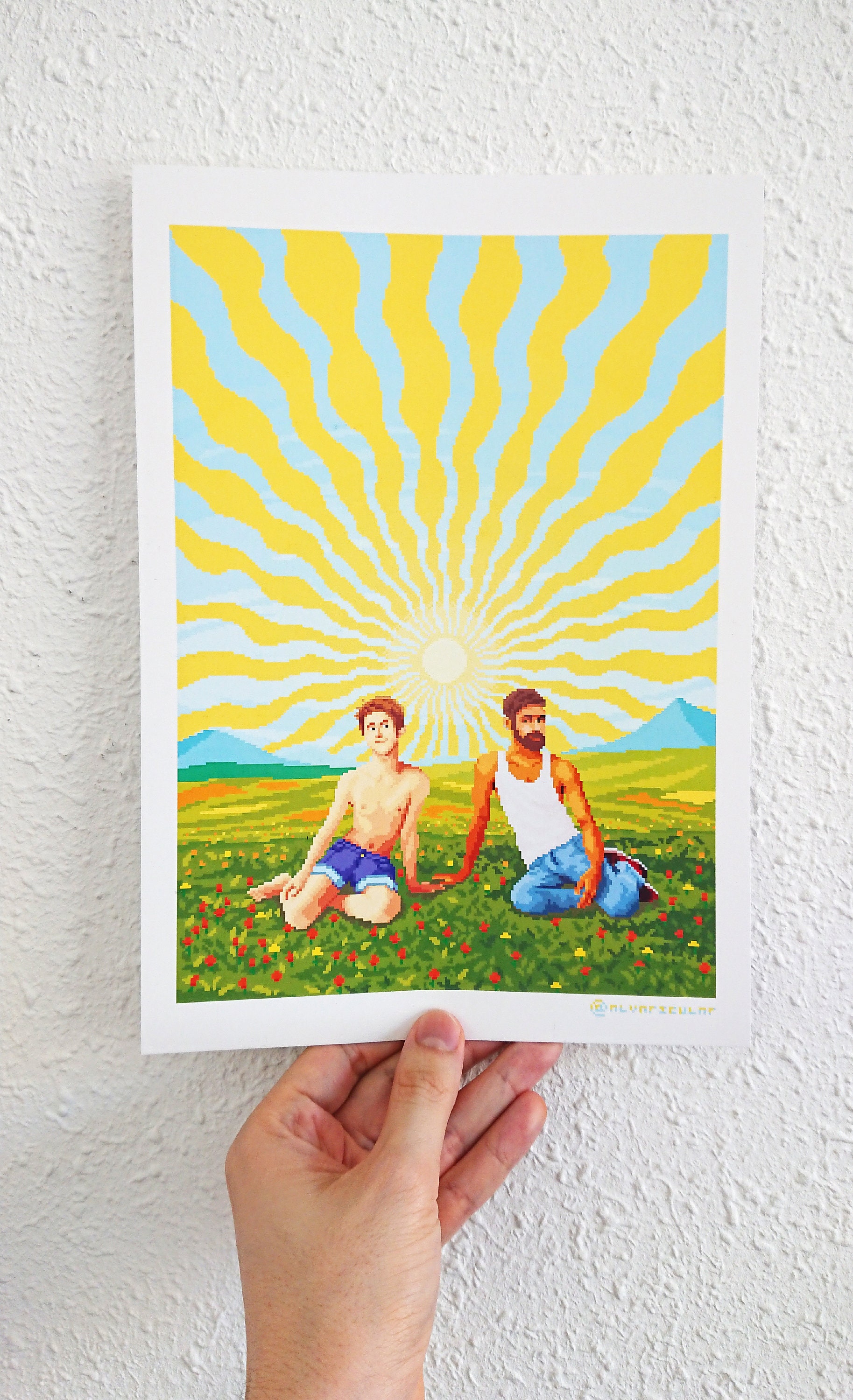 Pixel Art Print 10: Spring - Etsy UK