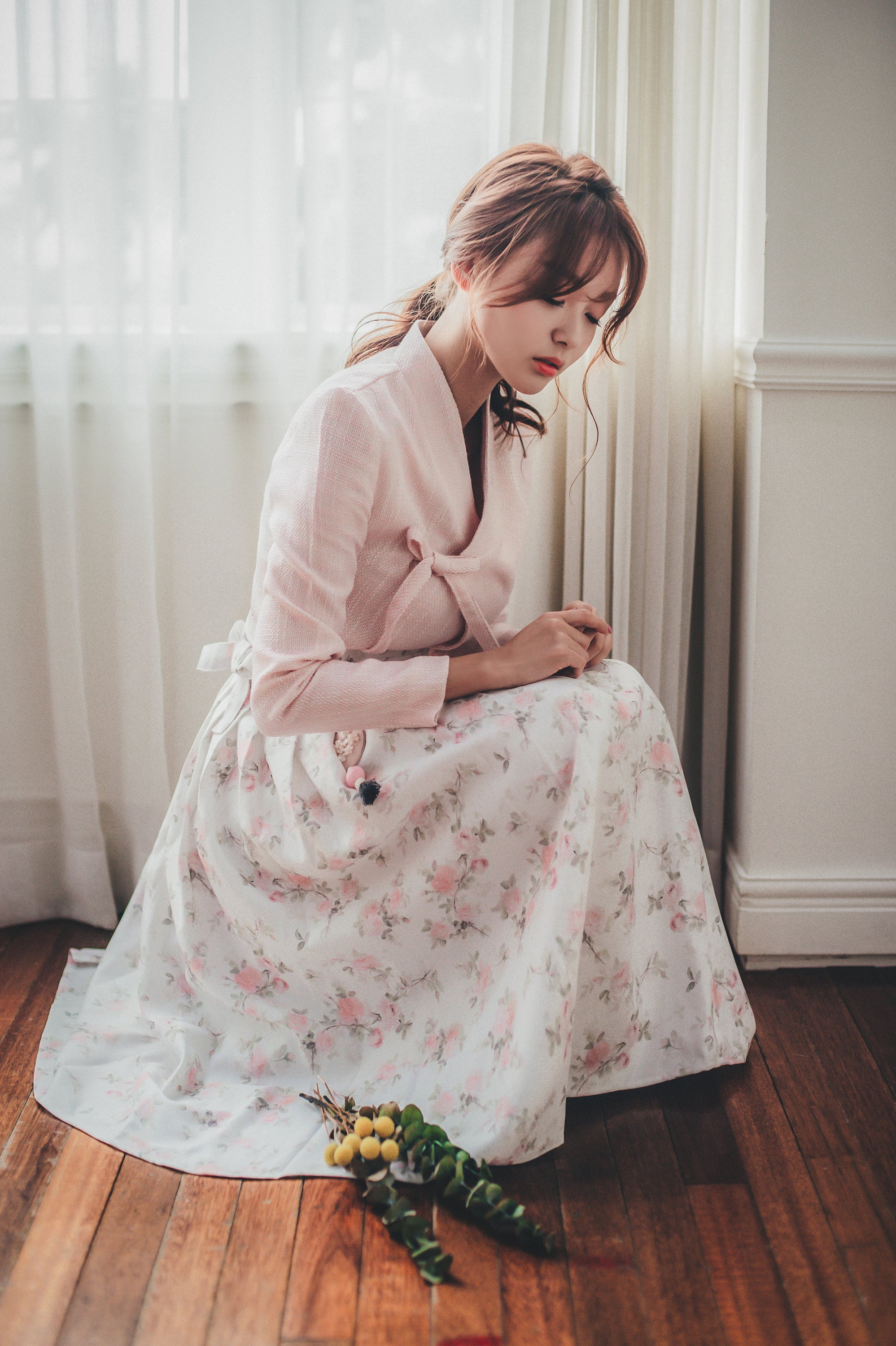 Pink Modern Hanbok Jeogori | Handmade Korea Daily Hanbok | Mini Dress ...
