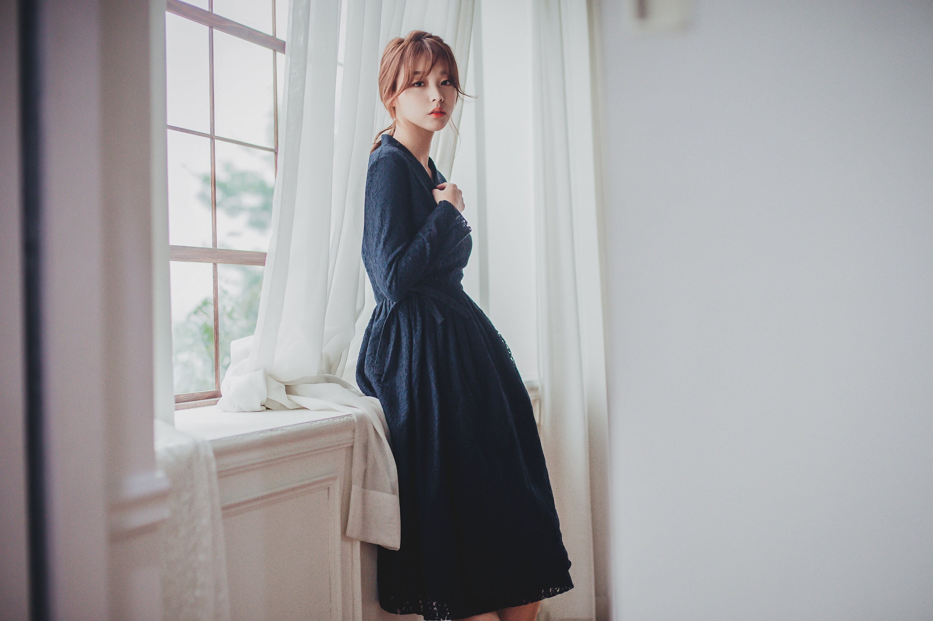Navy Floral Modern Hanbok Dress Hanbok Women Korean - Etsy