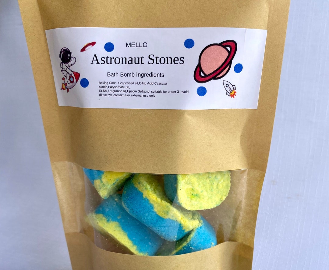 Astronaut Bath Rocks | Vegan Fizz, Kids Birthday Gift - Etsy UK
