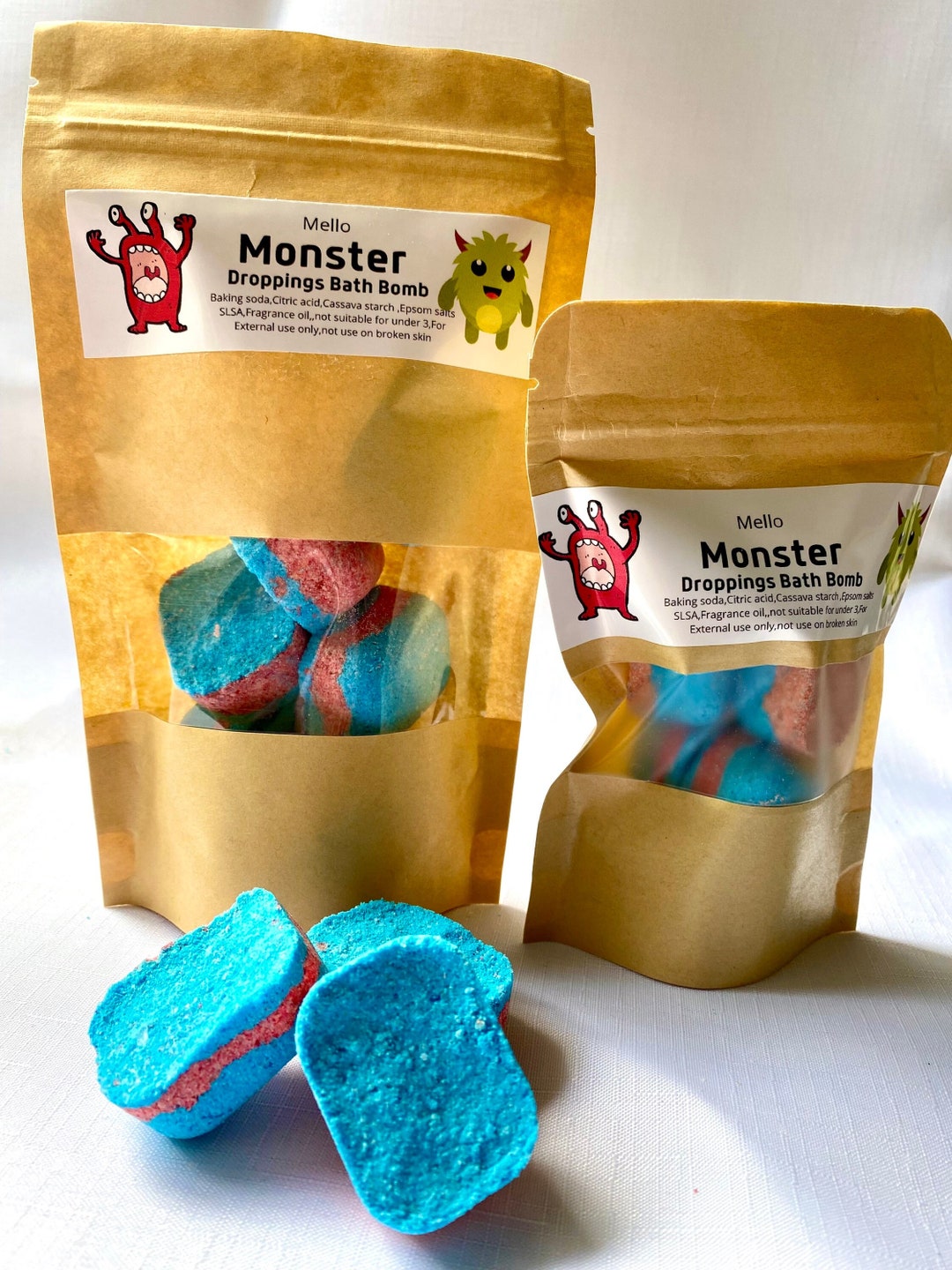 Monster Poo ,droppings ,rocks,stone Bath Bomb Birthday Gift for ...
