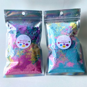 Magical Bath Fizz ,colourful Rainbow Bath Dust for Girls , Pink ...