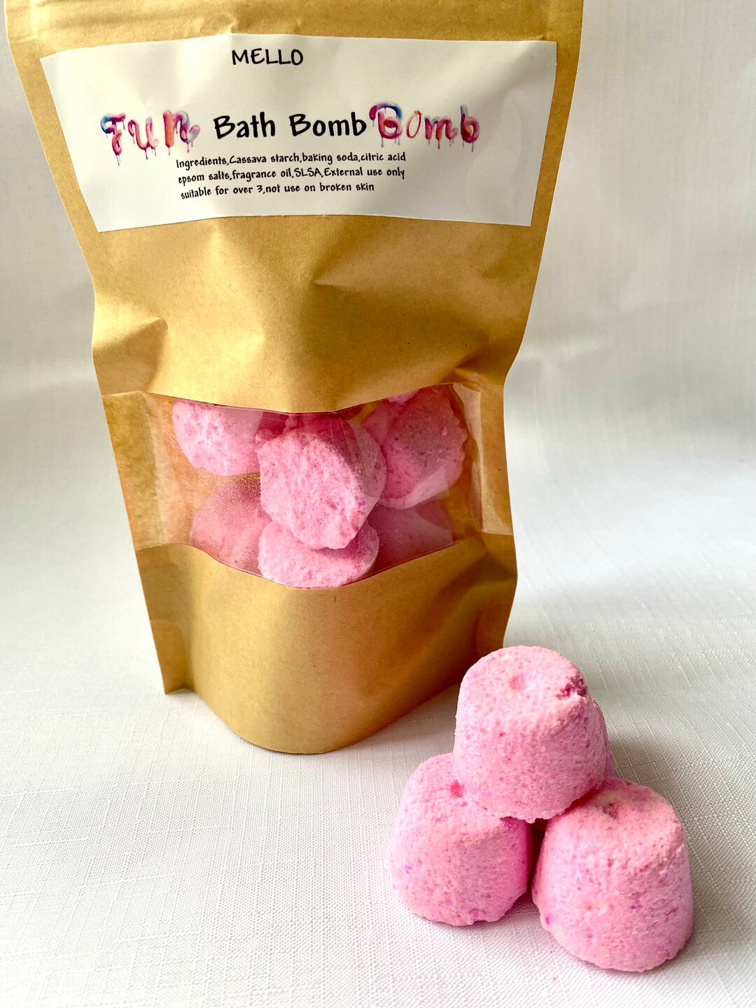 Pink Bath Fizzy,princess Bath Stones ,bath Poo,bath Bomb ,mermaid ...