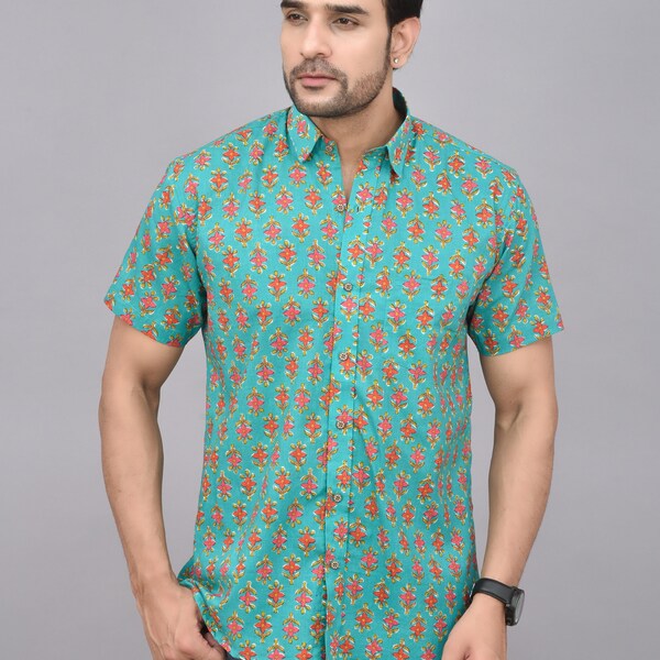 Block Printed Shirt - Etsy