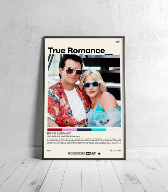 True Romance Minimalist Poster