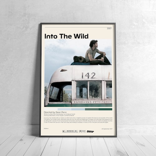 Into the Wild Movie Poster / Vintage Style / Magazine Retro / - Etsy