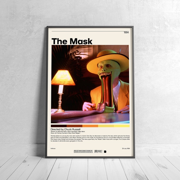 The Mask Movie Poster - Etsy