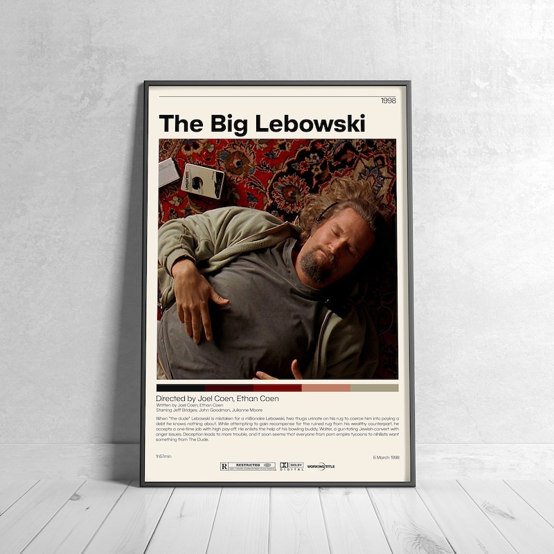 Big Lebowski Poster - Etsy