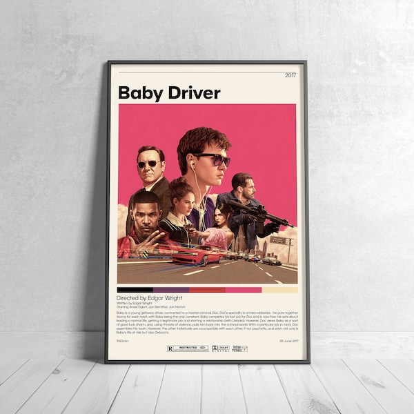 Baby Driver Poster - Etsy