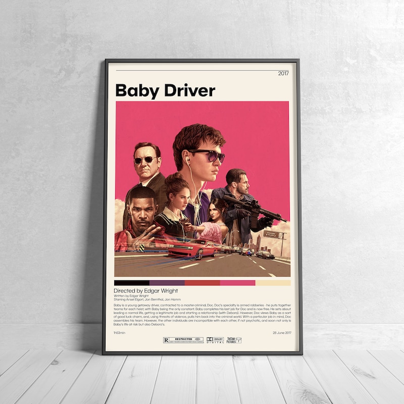 Baby Driver Poster - Etsy