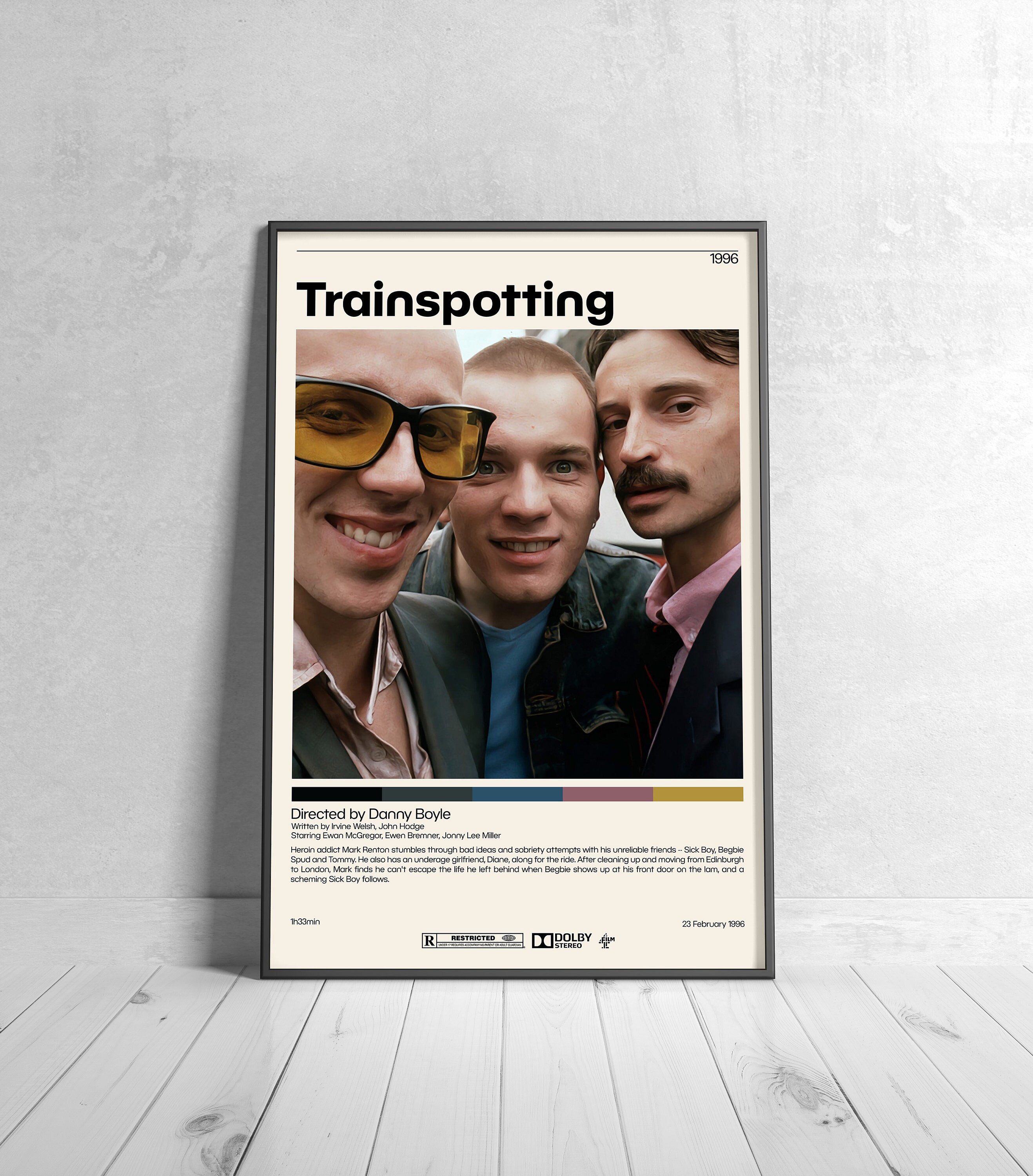 Trainspotting Poster Danny Boyle Minimalist Movie Poster - Etsy