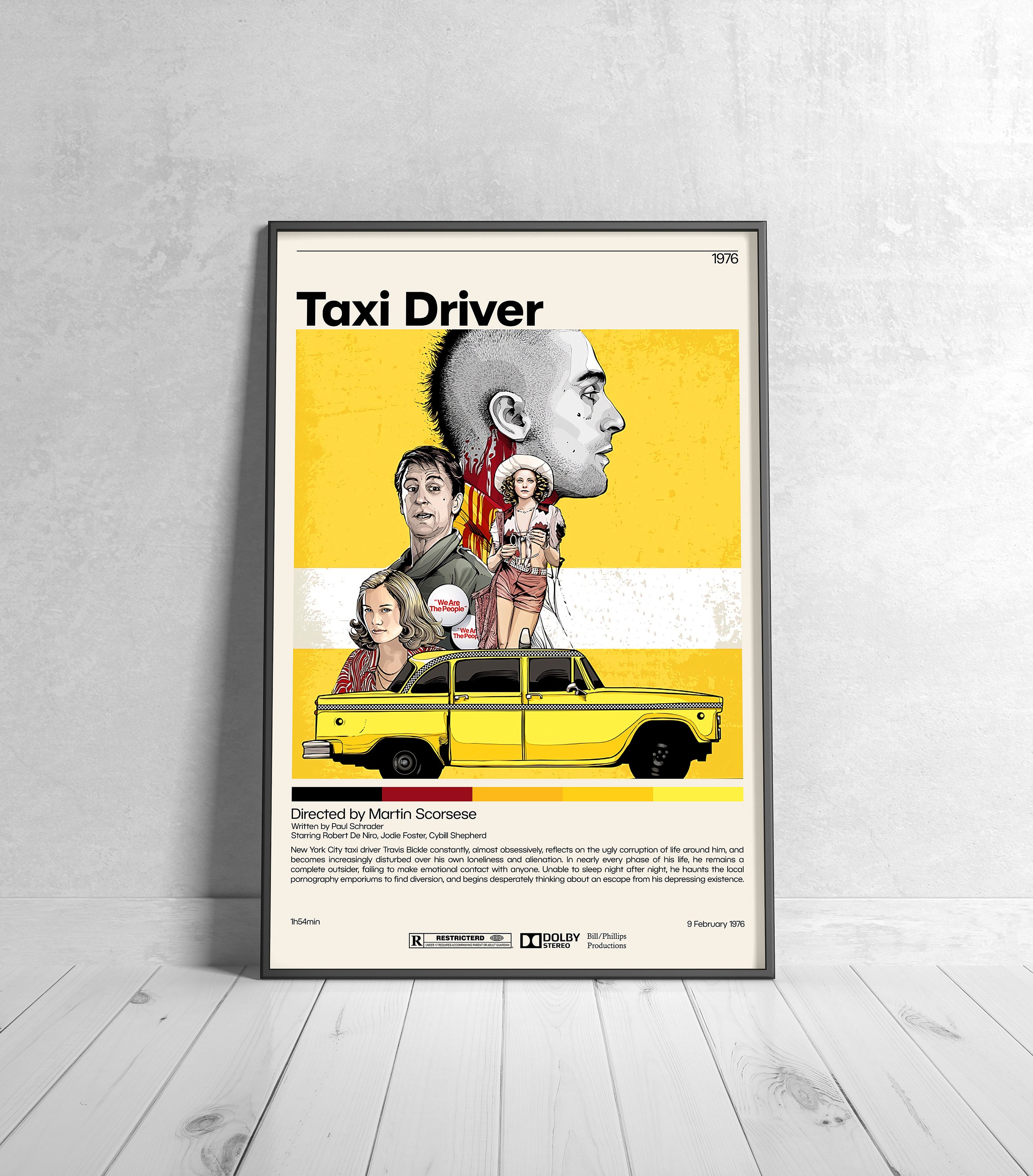 Taxi Driver Polish Poster