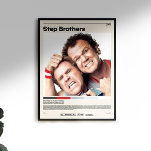 Step Brothers Movie Poster Adam Mckay Minimalist Movie - Etsy