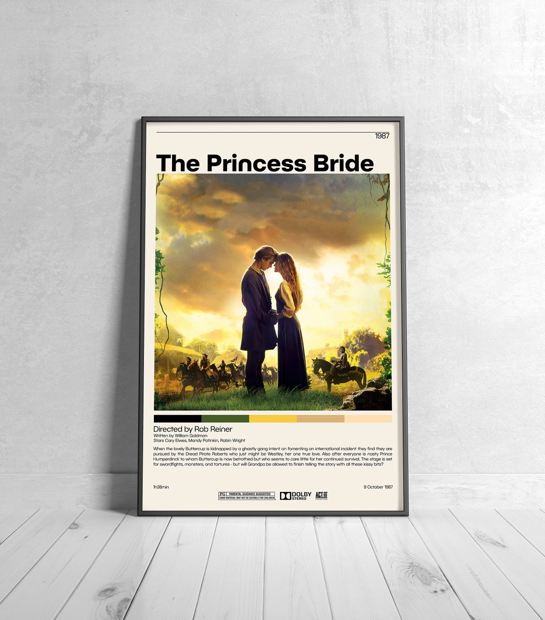 The Princess Bride Poster Rob Reiner, the Princess Bride Minimalist ...