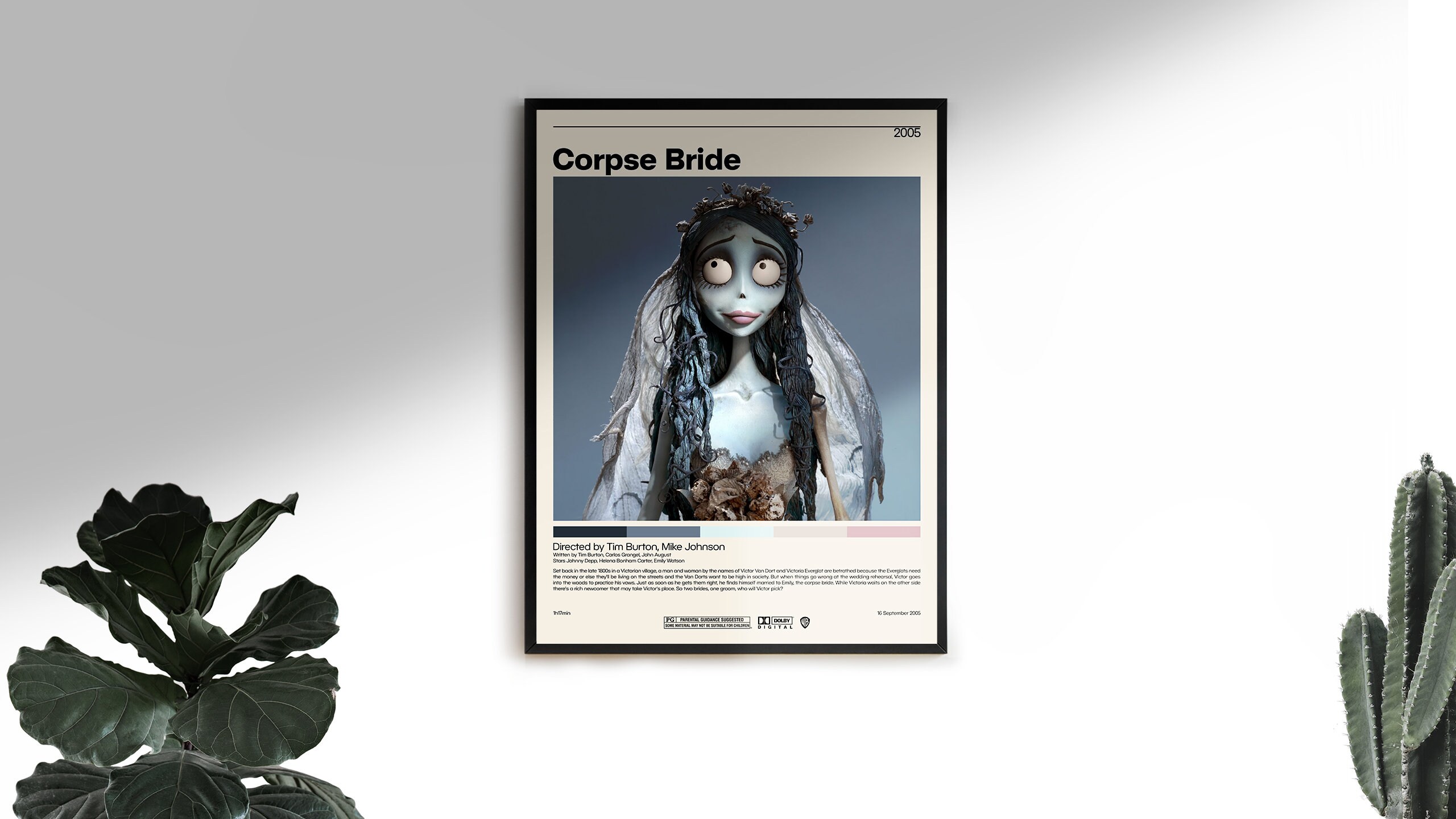 Corpse Bride Poster Tim Burton Minimalist Movie Poster - Etsy