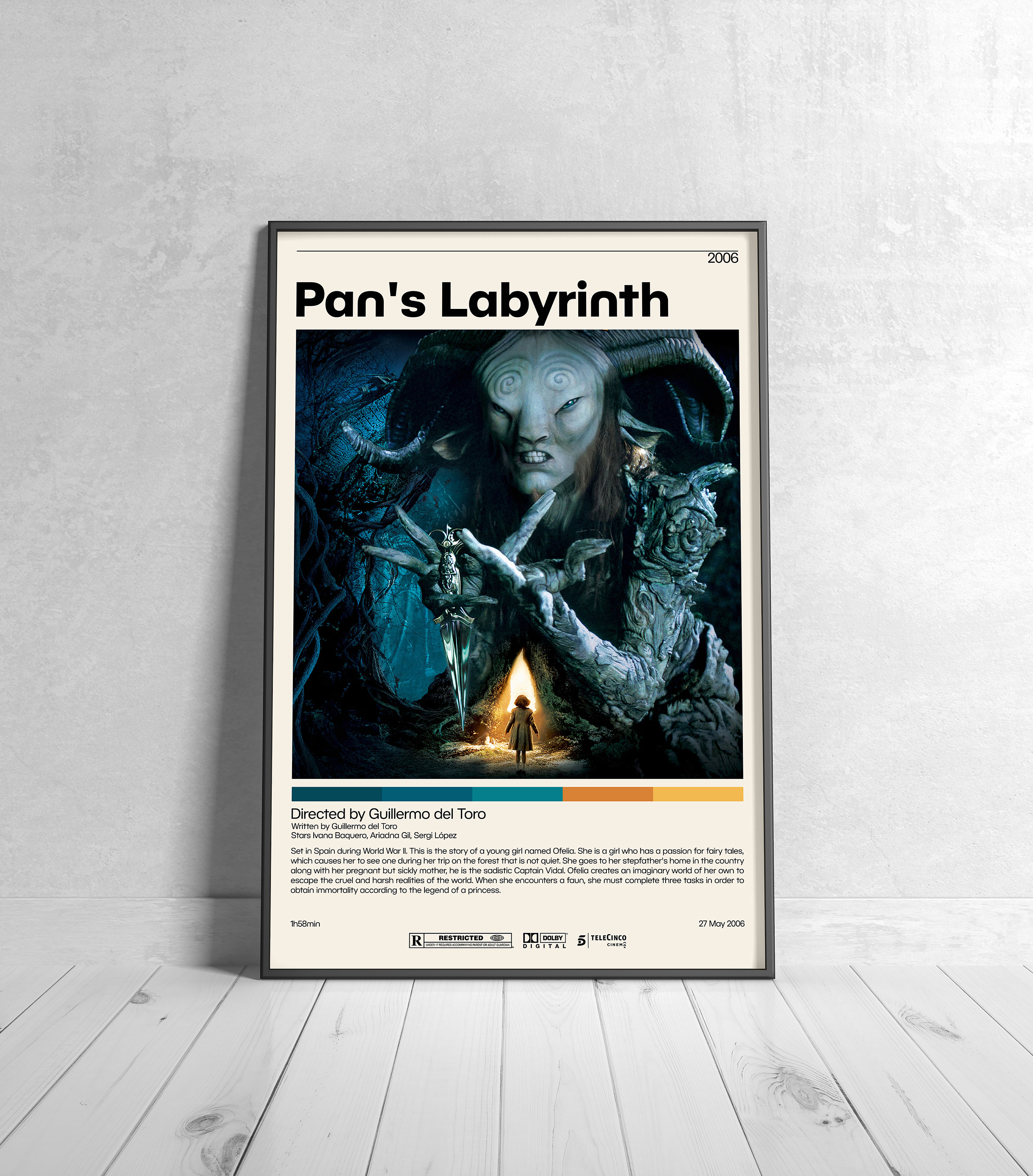Pan's Labyrinth Poster Guillermo Del Toro Minimalist - Etsy