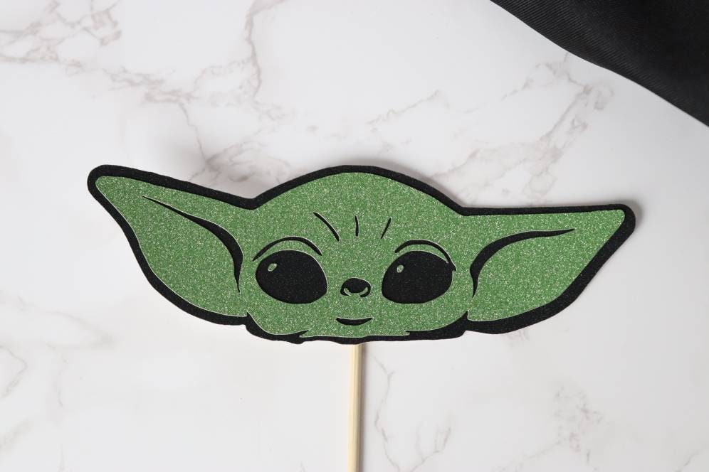 Cake Topper Star Wars Grogu Baby Yoda the Mandalorian Caketopper - Etsy