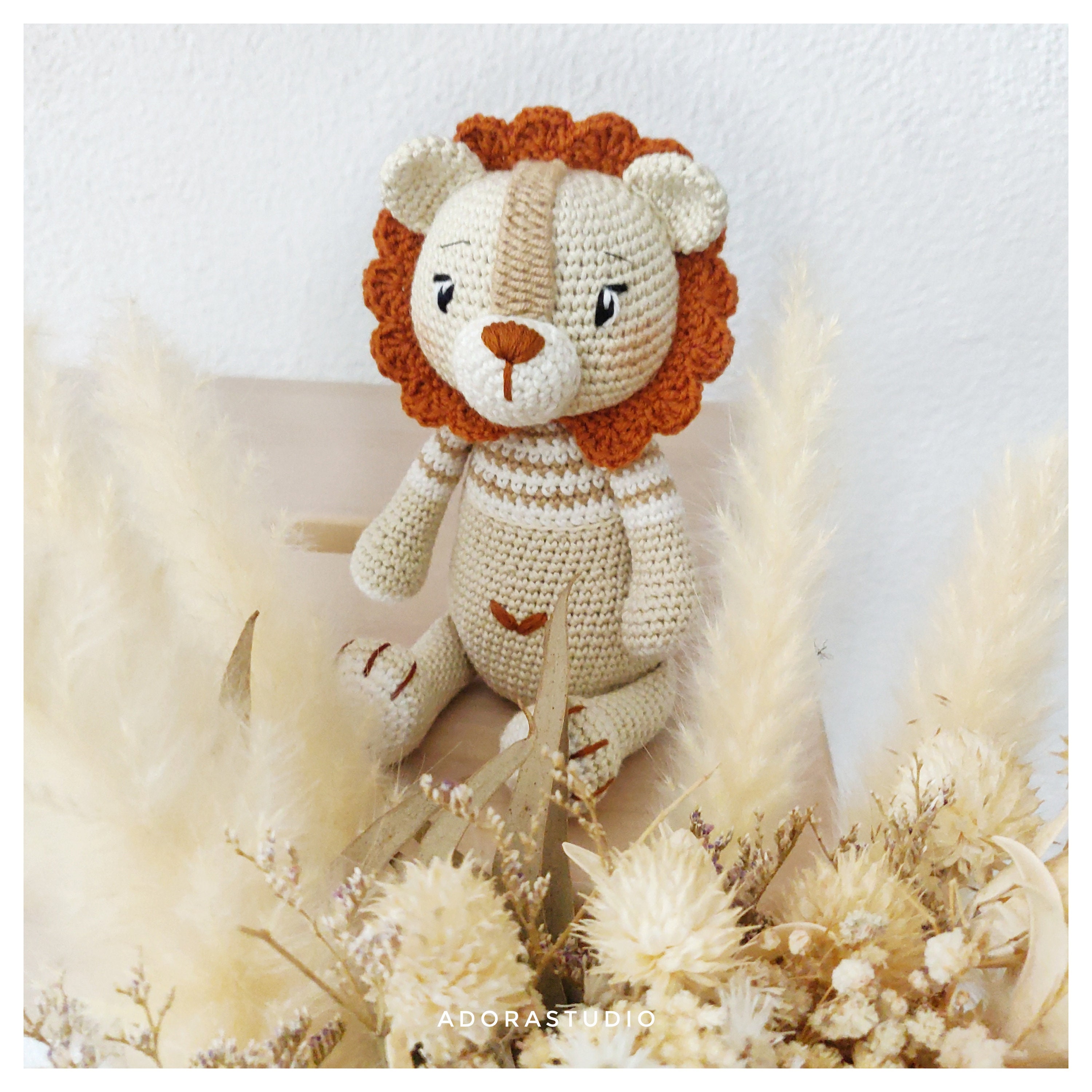 Leo, the Lion | Crochet Pattern | Amigurumi | Handmade Toy | Children's ...