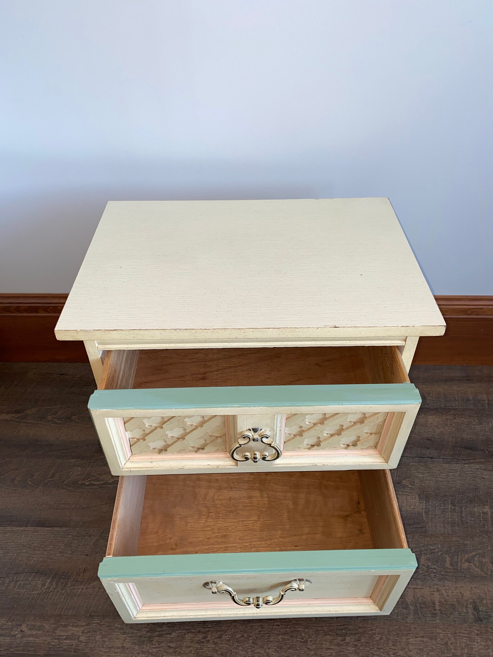 DIXIE 2 Drawer Night Stand PAIR - Etsy