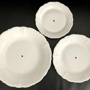 Elegant Tirschenreuth Bavaria Baronese White 3-tiered Cake Stand ...