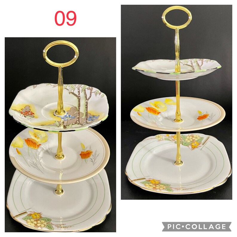 Cute Mini 3-tiered Plate Stands Individually Made Locally - Etsy