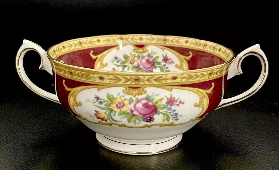 Royal Albert Lady Hamilton Double Handled Soup Coupe, England, Multiple ...