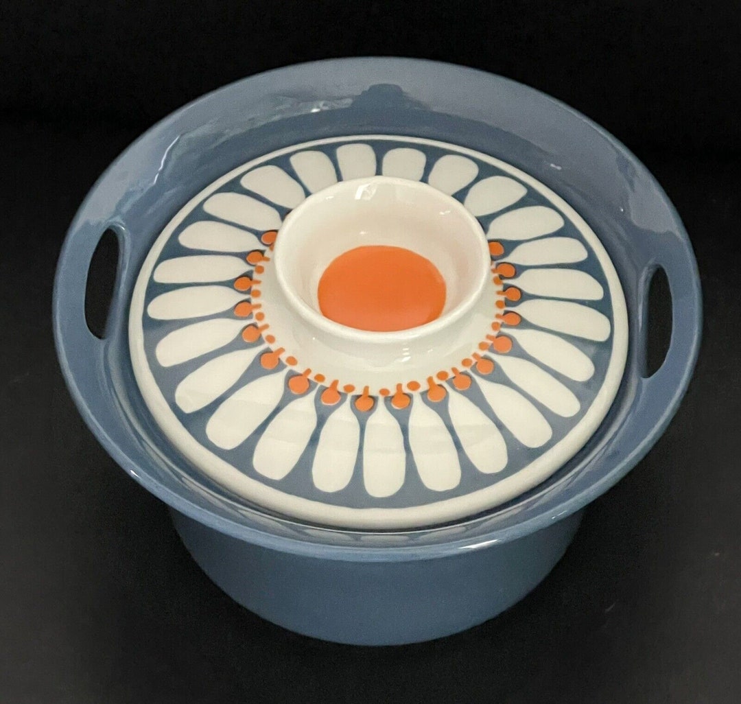 Turi Design Daisy Blue Casserole, Made in Norway, 18.5cm Wide 9.5cm ...