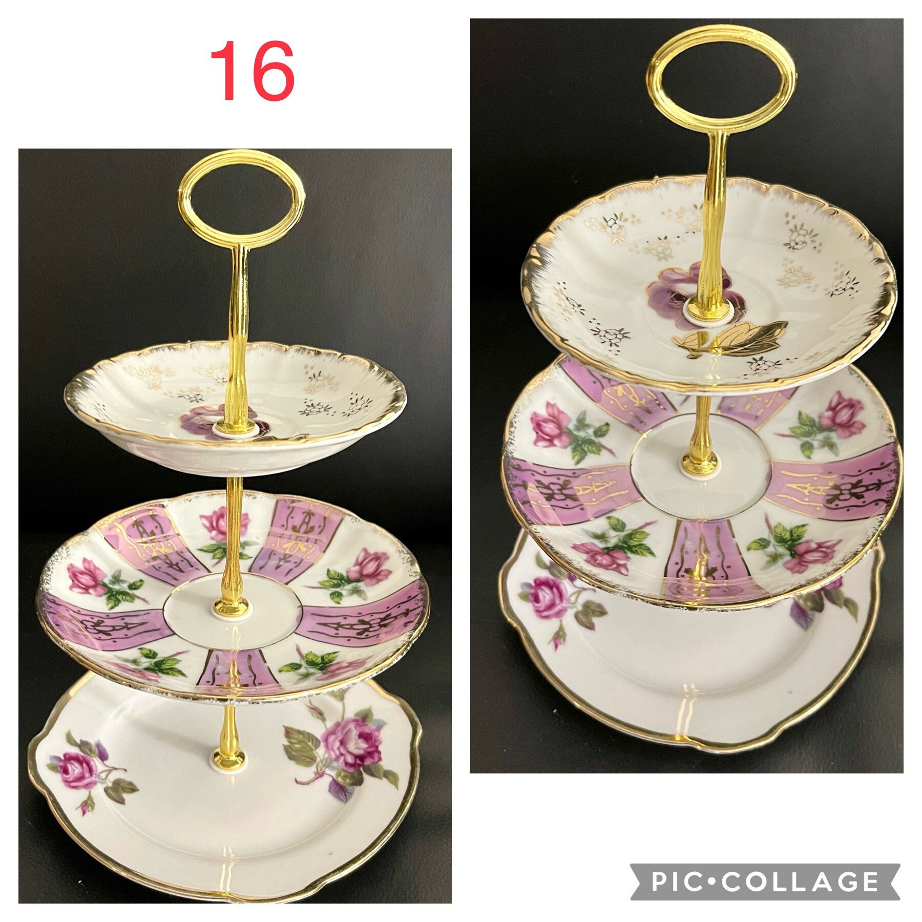 Cute Mini 3-tiered Plate Stands Individually Made Locally - Etsy