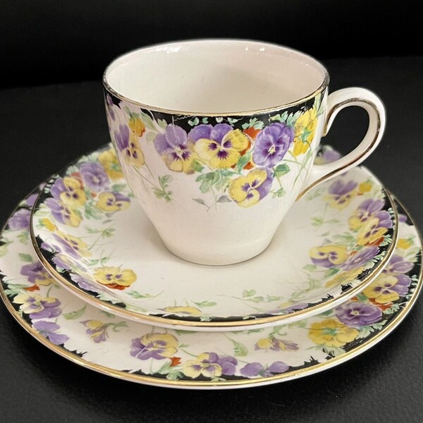 Royal Doulton Pansy - Etsy