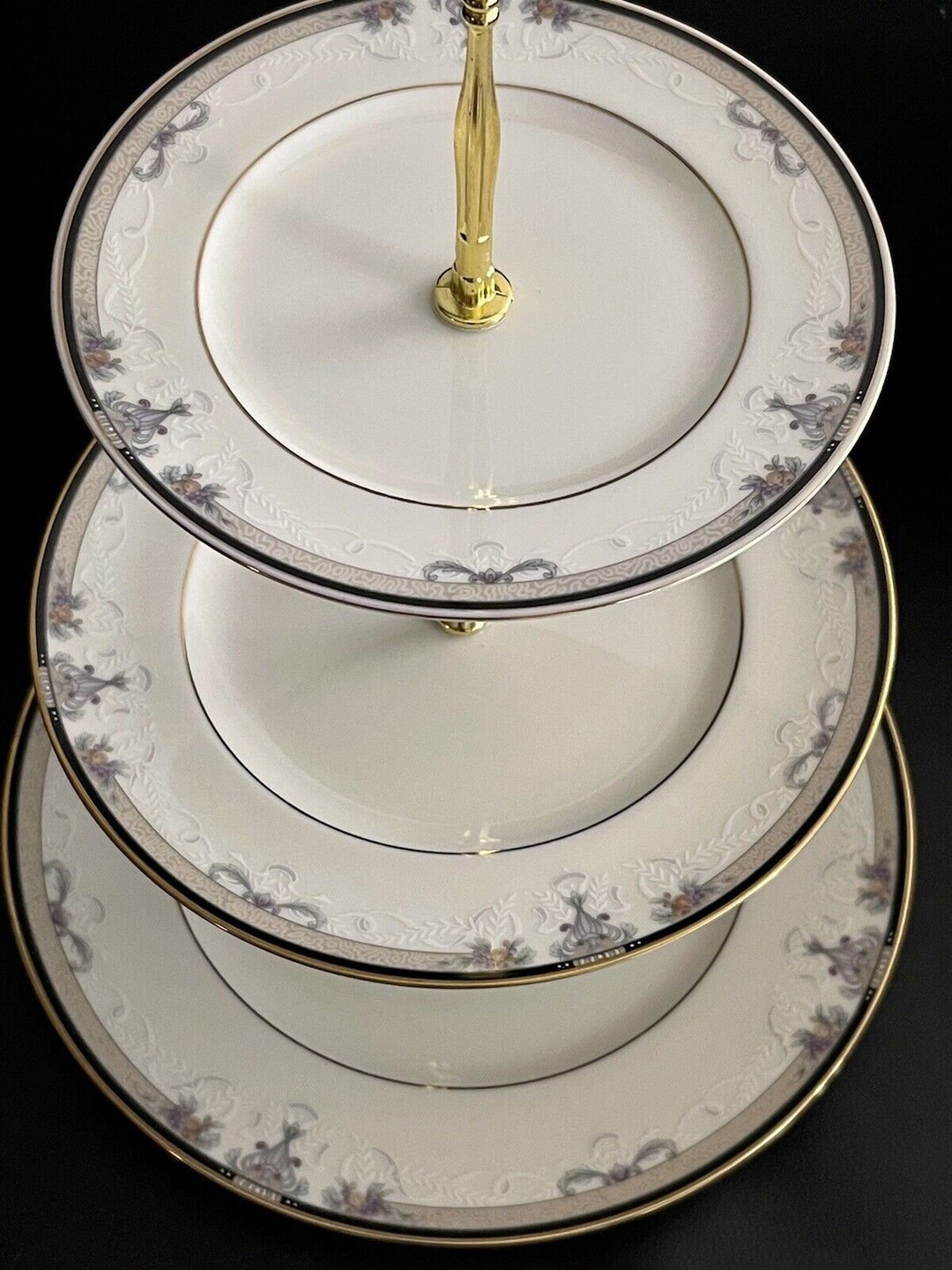 Noritake High Tea Large 3-tiered Cake Stand Vintage Plates - Etsy