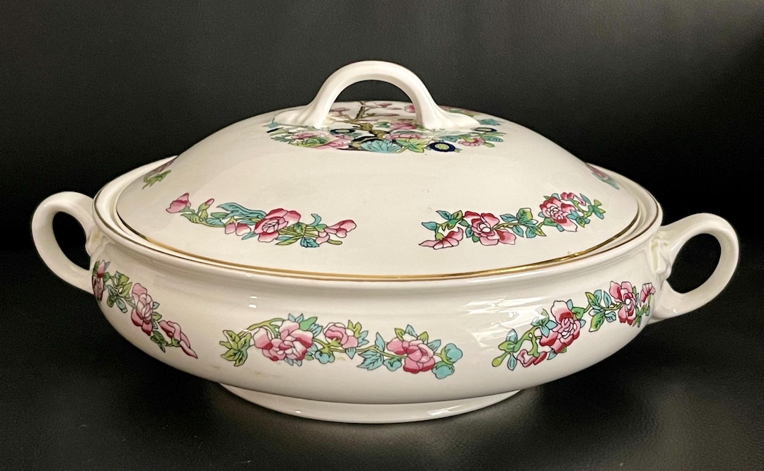 Mayfair Staffordshire Indian Tree Fine Bone China Lidded Tureen ...