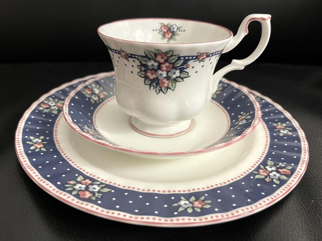 Rare Albert Charlotte Jenny Wren Tea Cup Saucer With 20.5cm Plate Trio ...