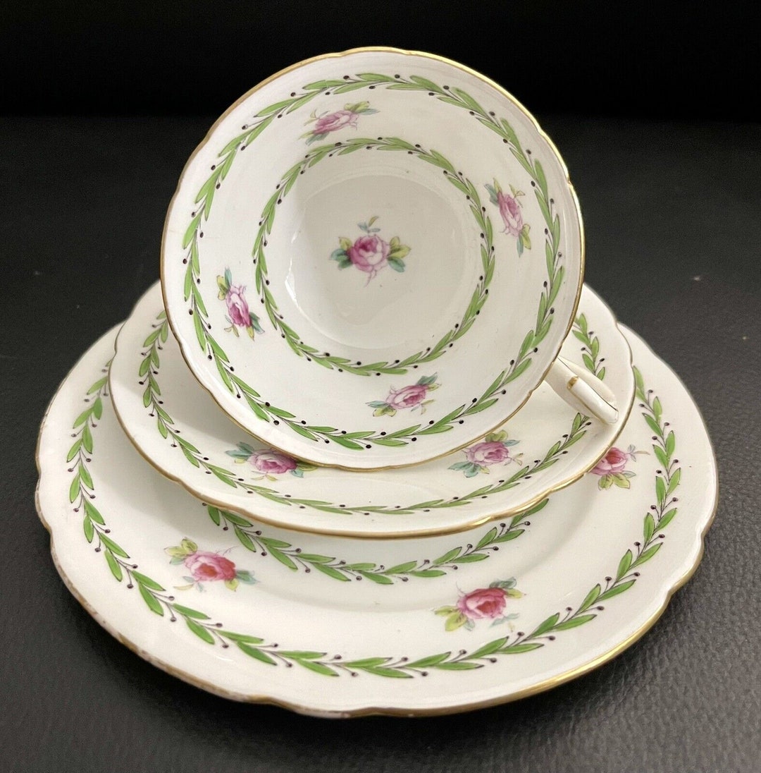 Antique Wileman & Co Foley Pre-shelley Tea Trio, England, Bone China ...