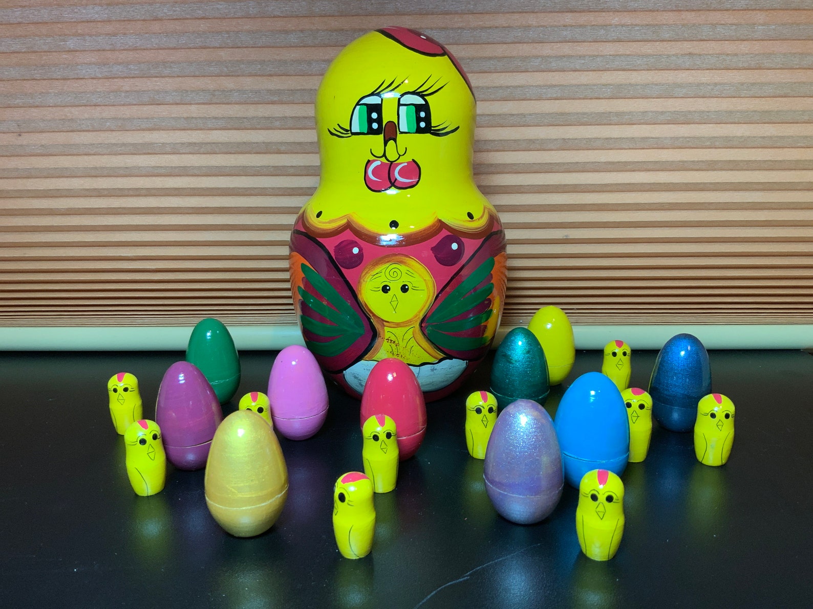 Montessori Toys, Sorting Math Set, Nesting Dolls , Nesting Chicken With ...