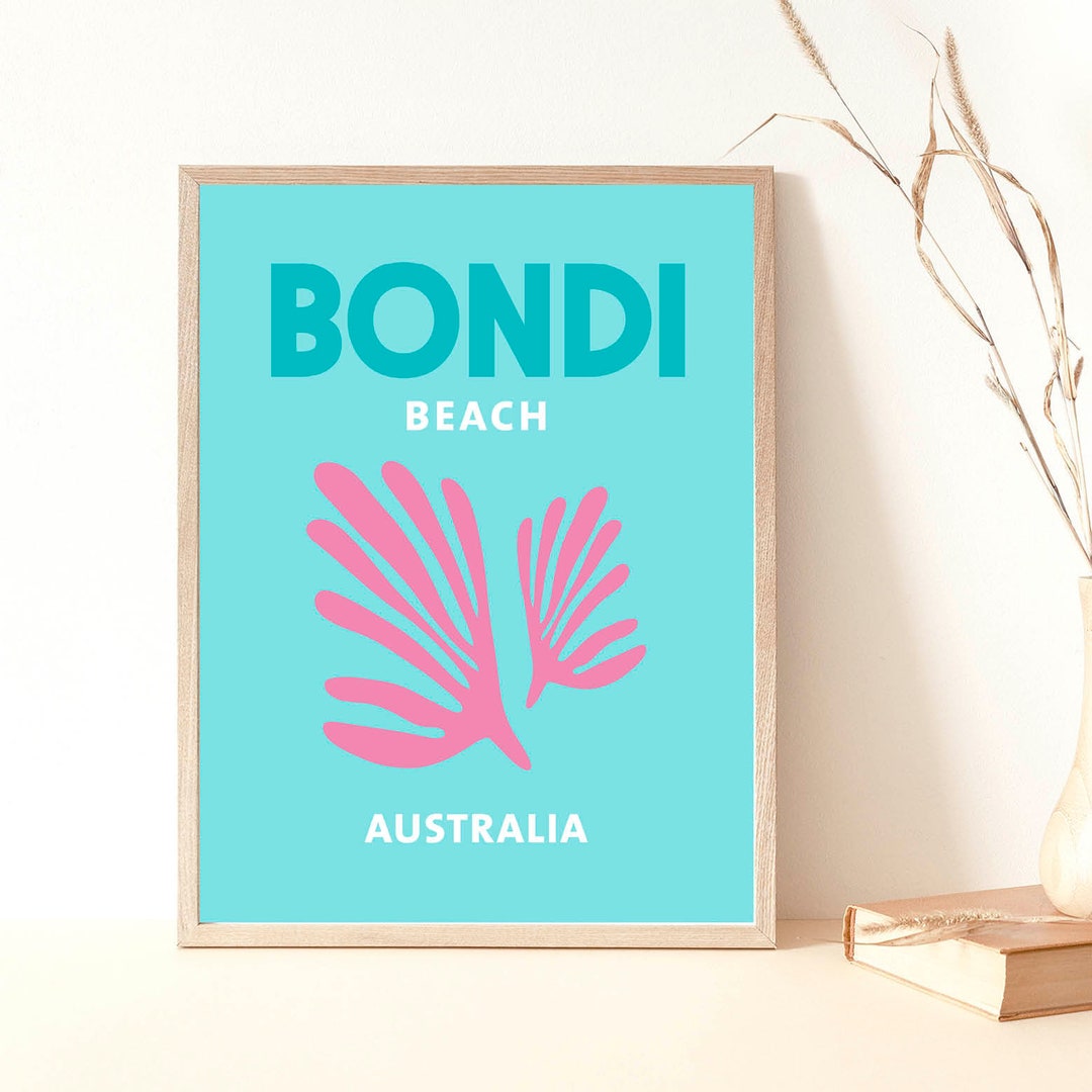Bondi Print, Colorful Wall Art, Instant Download - Etsy