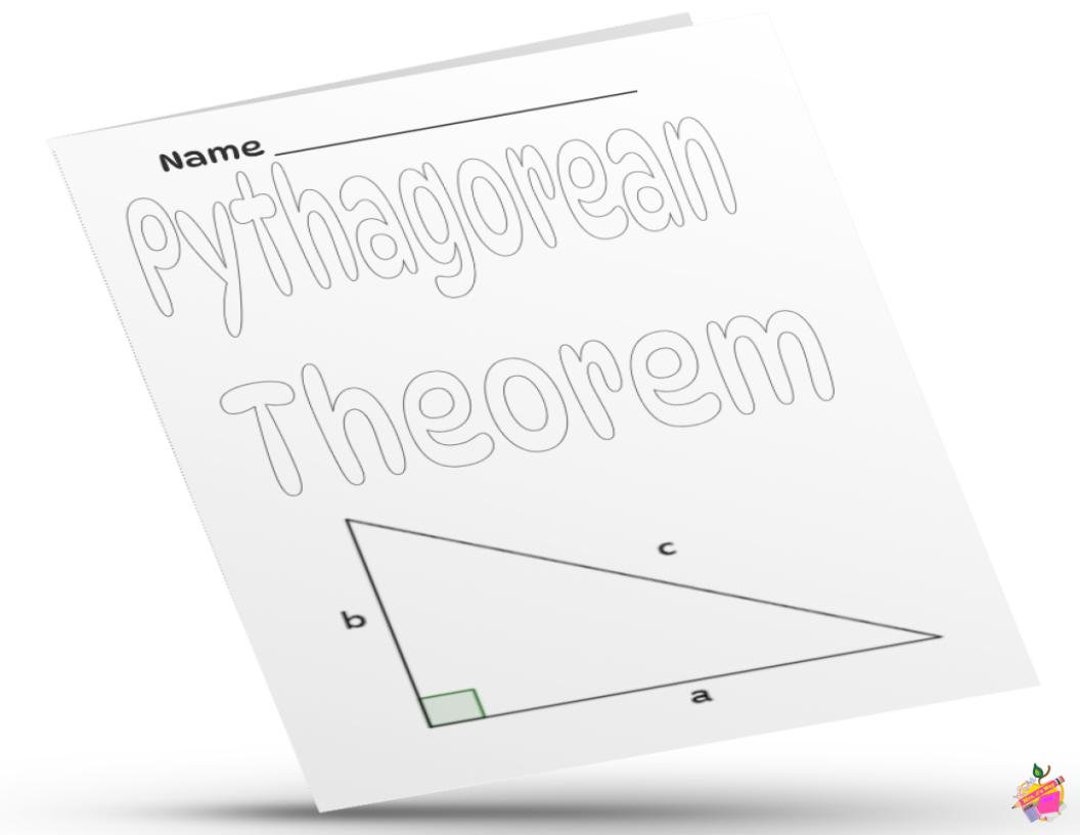 Pythagorean Theorem Foldable - Etsy