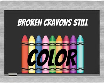 Broken Crayons Still Color SVG - Etsy