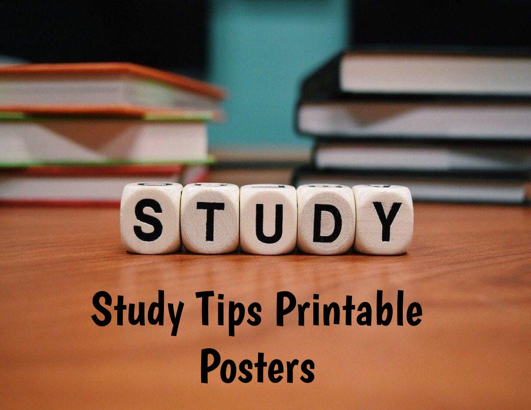 Study Tips Posters - Etsy