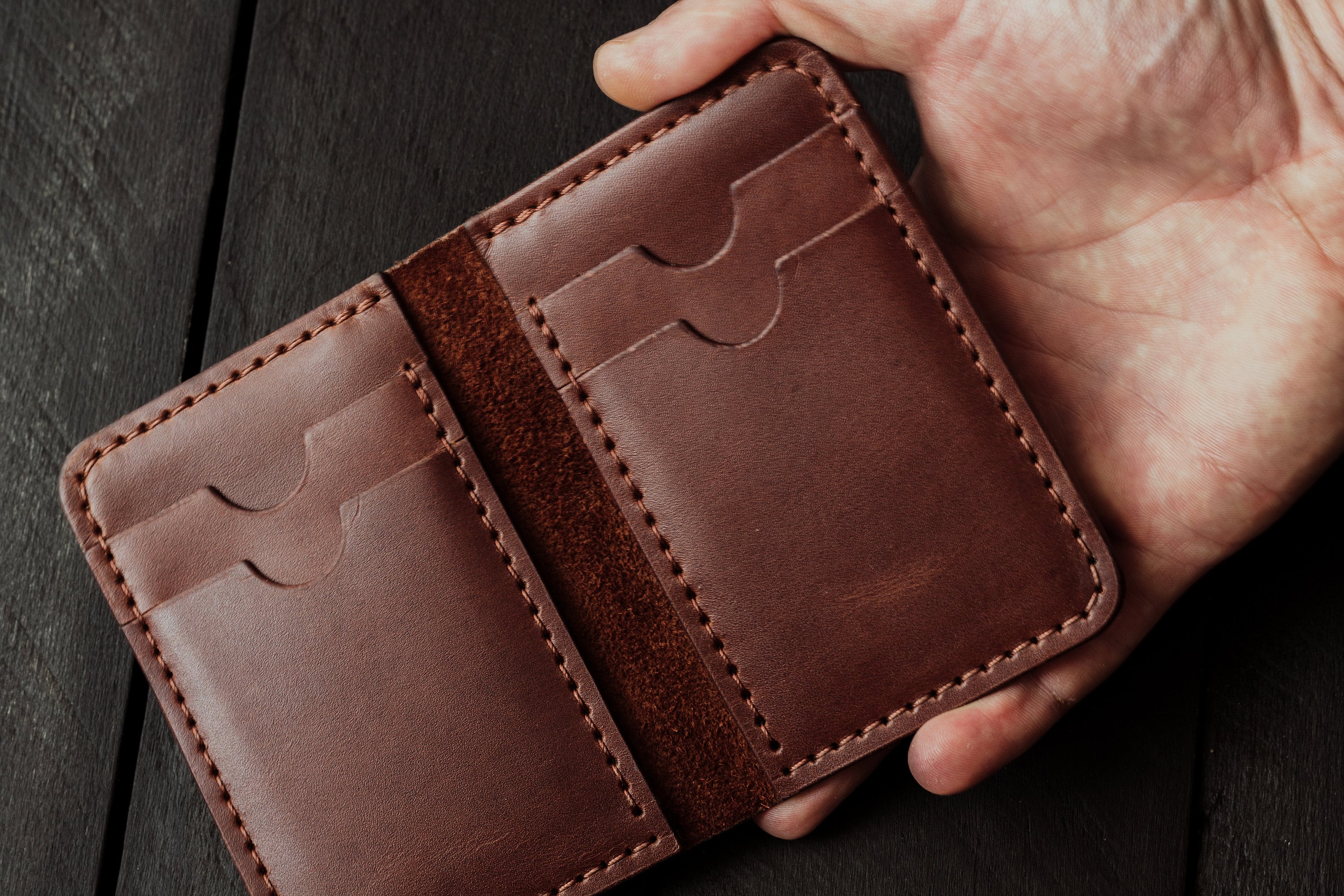 Diy wallet/PDF Leather Wallets/Template/Simple Wallet/Bifold | Etsy