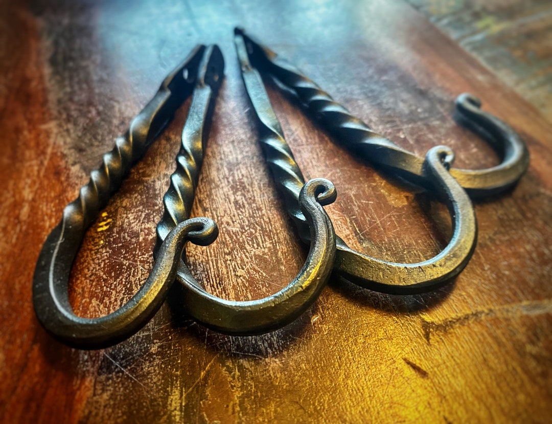 Hand Forged “J” Hooks - Etsy