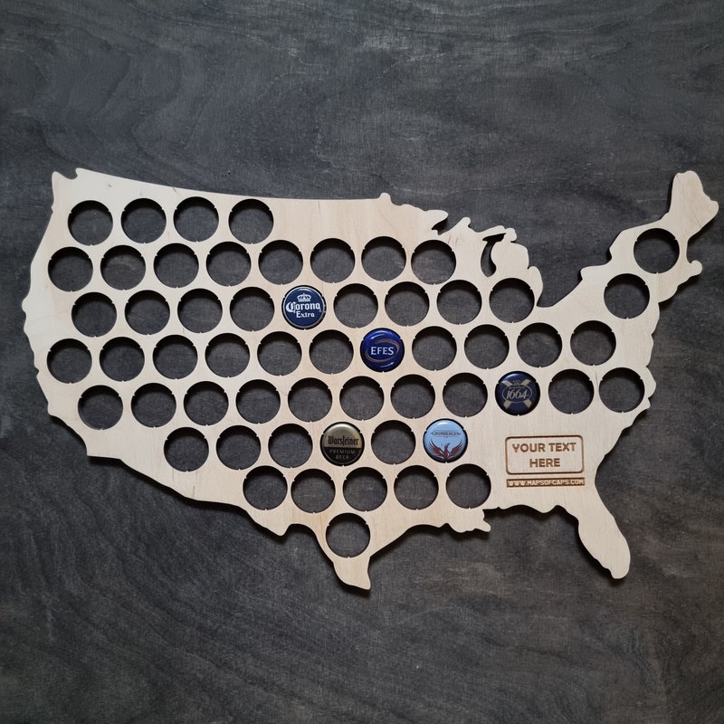 Beer Map Us - Etsy UK