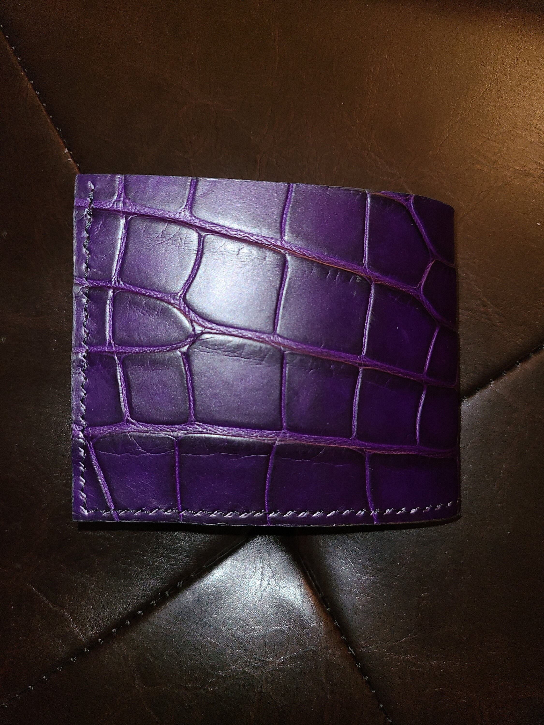 Handmade genuine Alligator wallet | Etsy