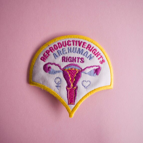 Feminist Uterus Patch Reproductive Rights Are Human Rights - Etsy