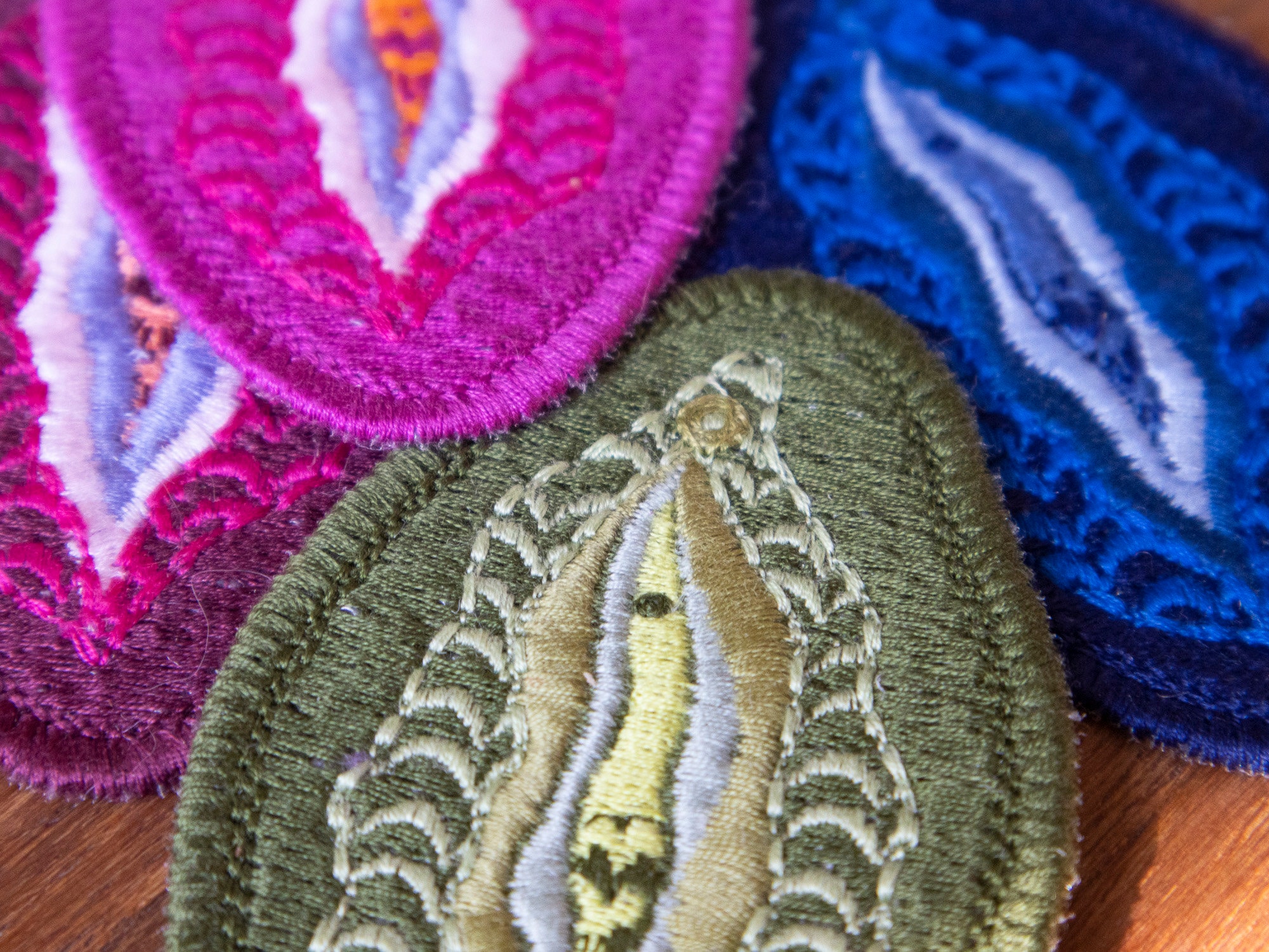Yoni Patch, Vulva Power, Sustainable Embroidery Applique, Feminist Gift ...